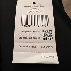 kate spade | Bags | Kate Spade New York Sadie Saffiano Leather Envelope ...